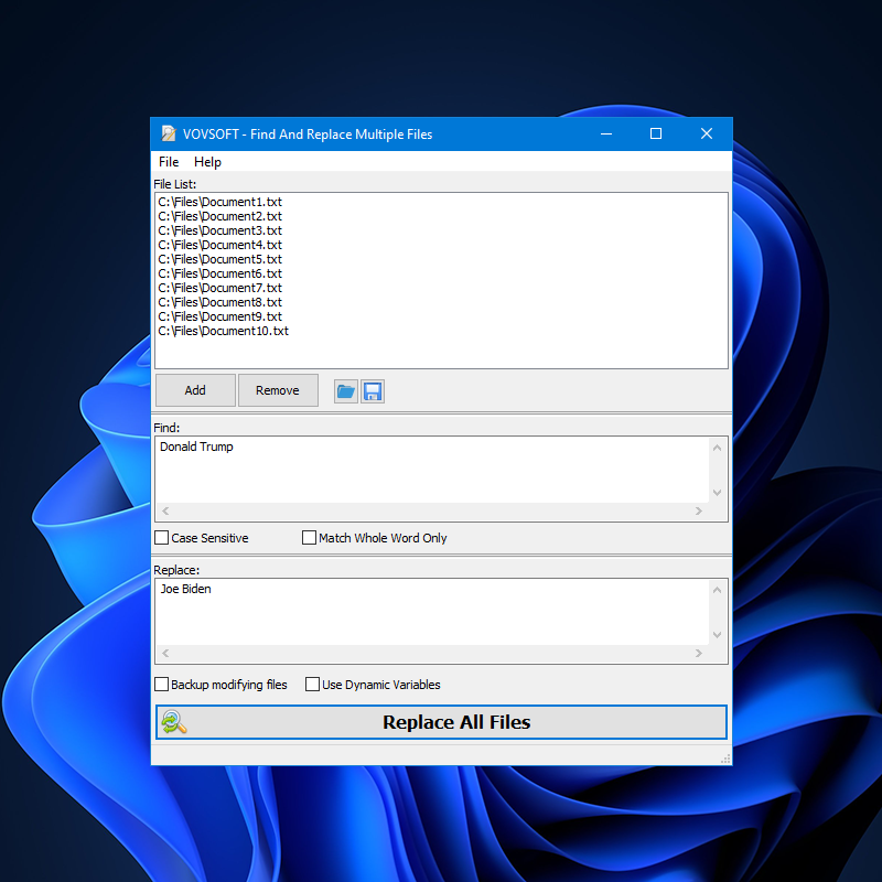 Find And Replace Multiple Files For PC Replaces Multiple Files At 
